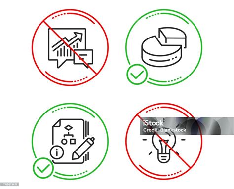 원형 차트 회계 및 알고리즘 아이콘 이 설정됩니다 아이디어 기호입니다 3d 그래프 수요와 공급 프로젝트 전구 벡터 고급에 대한 스톡 벡터 아트 및 기타 이미지 Istock