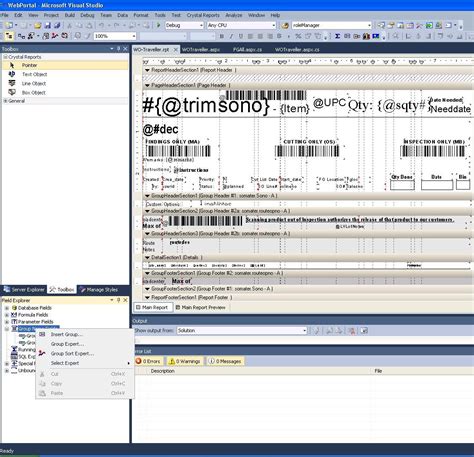 Crystal Report 8 Configure Group Name Stack Overflow