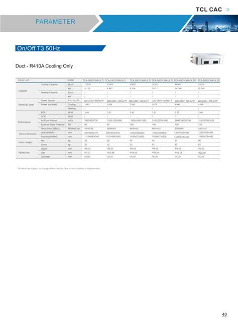 TCL T3 Series Split Air Conditioner Efficient Reliable