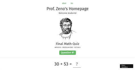 infinite math quiz react sequence wrapper 0 1 2 experimental c