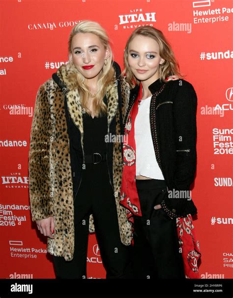 Harley Quinn Smith And Lily Rose Depp Attending The Yoga Hosers Premiere At The Sundance