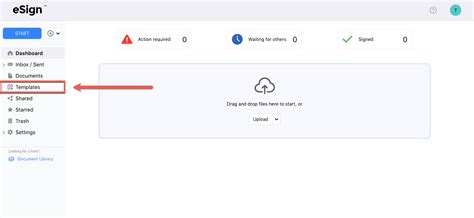How To Create A Standard Template Esign Learn