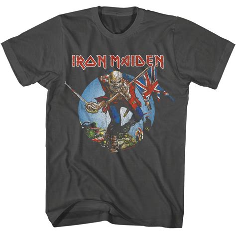 Iron Maiden Iron Maiden Trooper T Shirt 446627 Rockabilia Merch Store