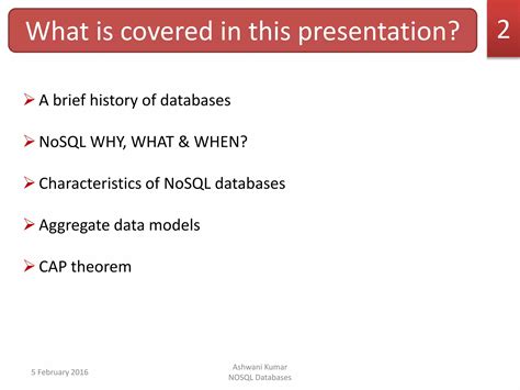 Introduction To Nosql Databases Pptx