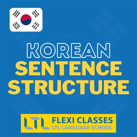 Korean Sentence Structure Top 3 Basic Patterns Beginner