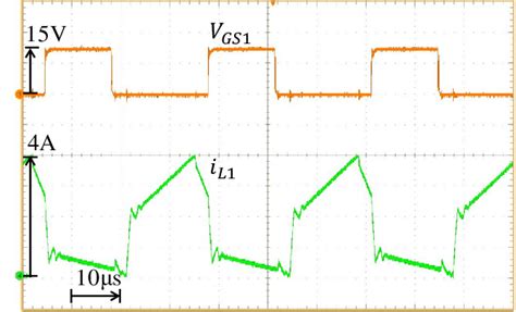 Experimental Voltage And Current Waveforms Download Scientific Diagram