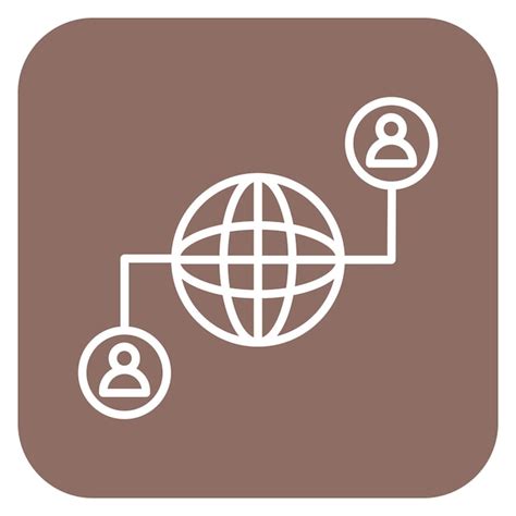 Premium Vector Global Network Vector Illustration