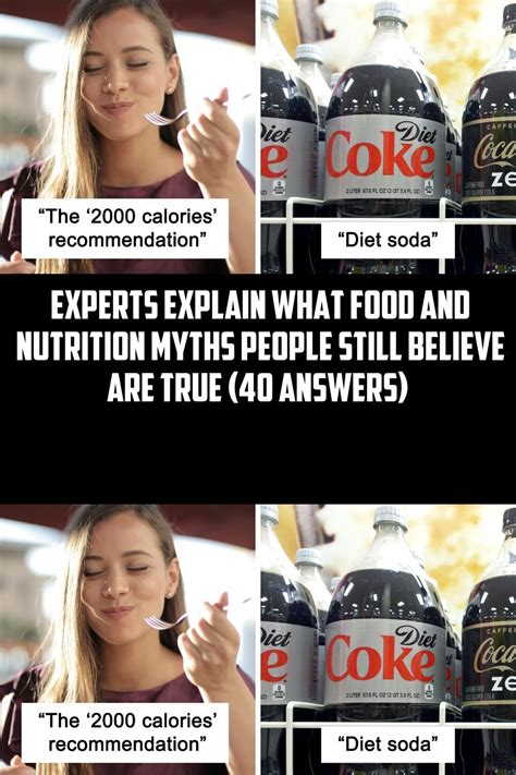 Experts Explain What Food And Nutrition Myths People Still Believe Are True Answers Artofit