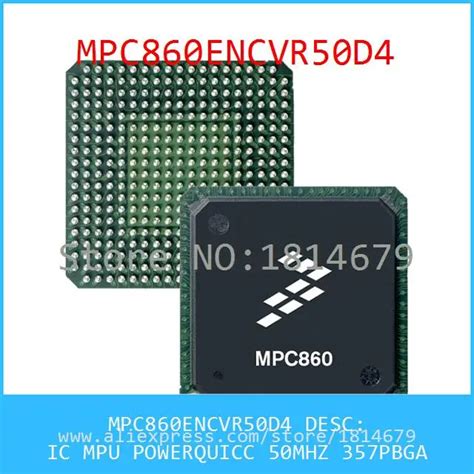 1PCS Lot MPC860ENCVR50D4 IC MPU POWERQUICC 50MHZ 357PBGA 860 MPC860 Ics Ids Ic Mobilic Tester