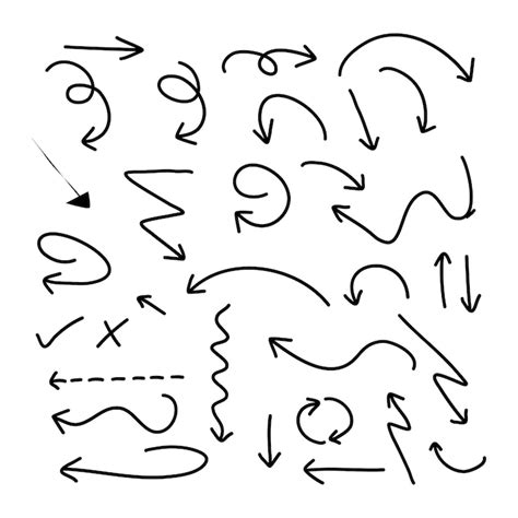 화살표 Png 벡터 Freepik에서 무료 고품질 벡터를 다운로드하세요 Freepik