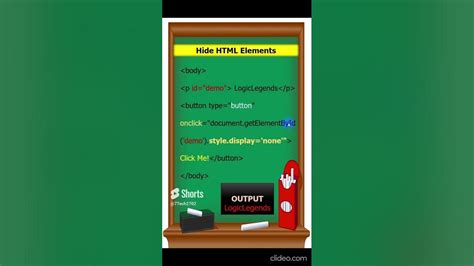Javascript Can Hide Html Elements Java Training In Chennai Kaashiv