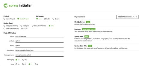 spring 토이프로젝트 REST API CRUD 구현하기 프로젝트 생성 Model Repository