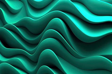 premium ai image teal 3d backdrop with seamless loops organic