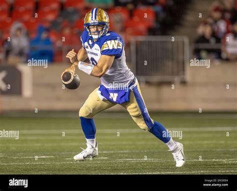Ottawa Canada 13 Jun 2024 Zach Collaros 8 Of The Winnipeg Blue