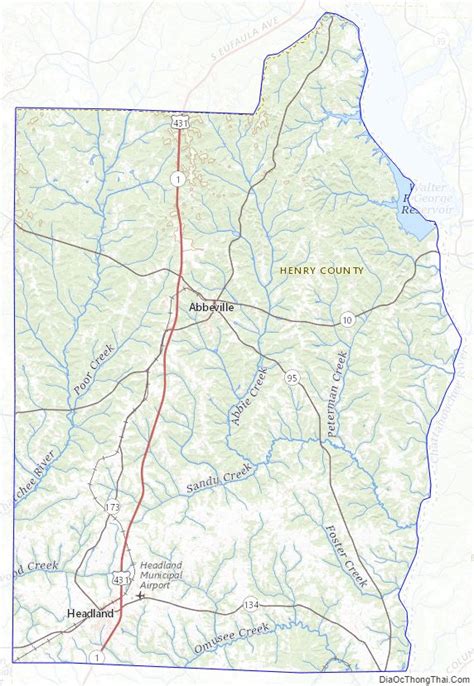 Topographic Map Henry County Georgia At Gwen Green Blog