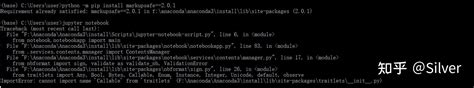 关于jupyter notebook无法启动 知乎