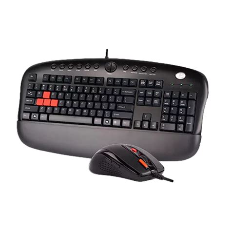 قیمت و خرید کیبورد و ماوس گیمینگ ای فورتک A4tech Kx 2810bk