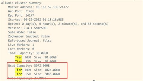 The Calculation Of Used Capacity Is Incorrect When Use Multi Tiered Cachestore In A Freshly