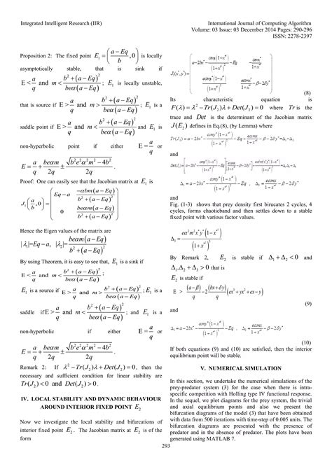 Typical Measures On Discrete Time Prey Predator Model With