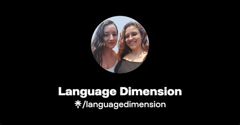 Language Dimension Instagram Linktree