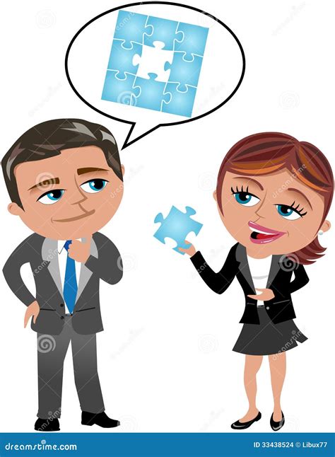 Problem Solving Concept Stock Vector Illustration Of Businesswoman