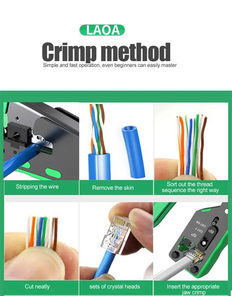 Rj45 Crimp Tool Pass Ethernet Crimper 8p8crj45 Temu Kuwait