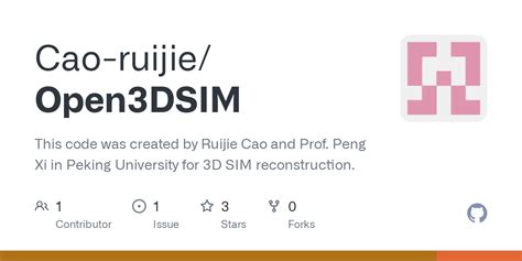 Github Cao Ruijieopen3dsim This Code Was Created By Ruijie Cao And Prof Peng Xi In Peking