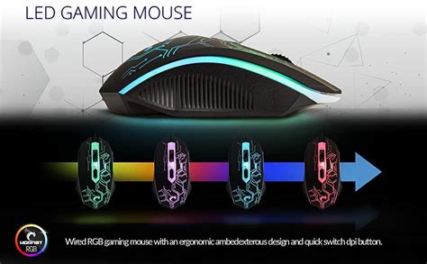 [bnib] Orzly Rx250 Hornet Rgb Gaming Keyboard Rgb Mouse Mouse Pad And Gaming Headset Wired Led