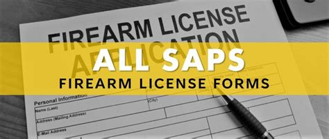 All Saps Firearm License Forms Gunlink Licensing Consultants