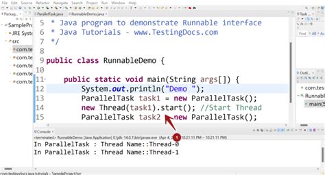 Java Runnable Interface TestingDocs Com