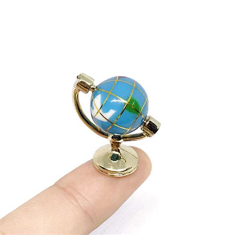 Miniature Globe Model Miniatures Dollhouse Miniature Home Etsy