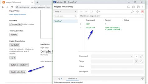 New Selenium Ide Double Click Command Qafox