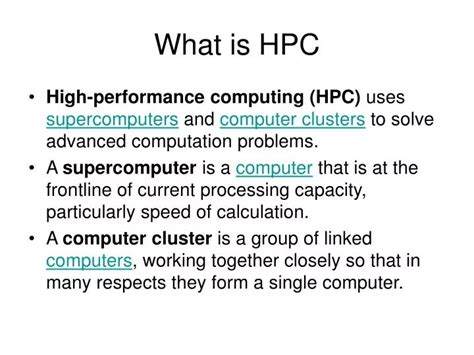 PPT Exploring HPC And Parallel Computing A Comprehensive Guide PowerPoint Presentation ID