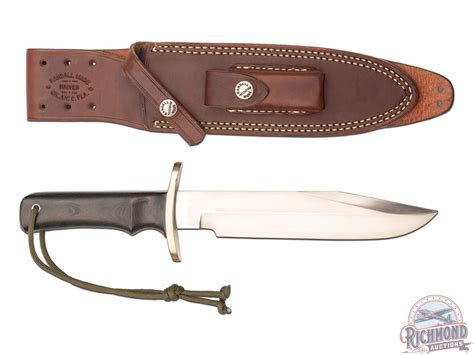Randall Made Model 14 Cdt Military Style Knife 7 12 Finger Grip