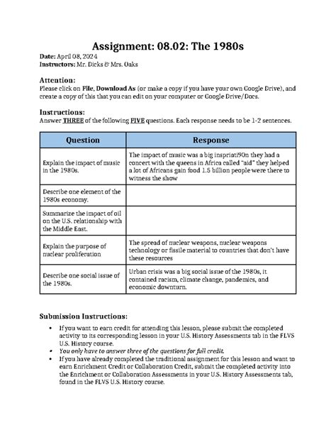 Assignment Dicks Mrs Oaks Attention Please Click On File Download As Or Make A Copy If