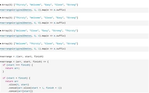 Rearrange Array Items Graham Observable