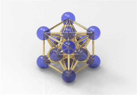 Download File Metatrons Cube 3d Print Model • 3d Printer Design ・ Cults
