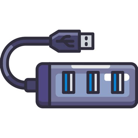 Usb Hub Generic Outline Color Icon
