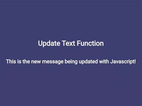 Change HTML Text With JavaScript CodeHim