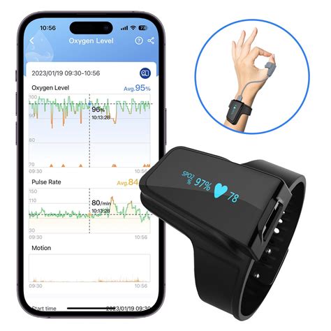 O2ring Sleep Apnea Monitor Overnight Oxygen Monitor Wellue
