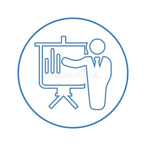 Presentation Outline Vector Icon Simple Outline Filled Element Illustration From Business