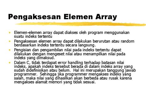 Struktur Data 2 Searching Array Refresh Array Satu