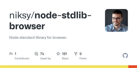 Github Niksynode Stdlib Browser Node Standard Library For Browser