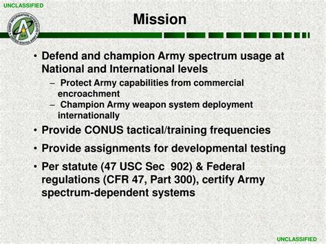 Ppt Deputy Army Spectrum Manager Powerpoint Presentation Free