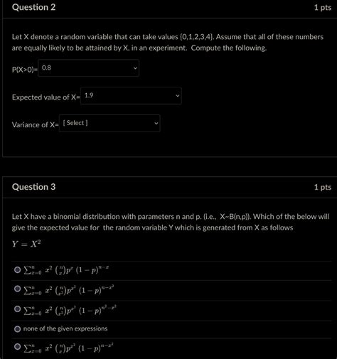 Solved Let X Denote A Random Variable That Can Take Values