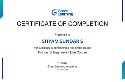 Shyam Sundar S On Linkedin Python Programming Learning