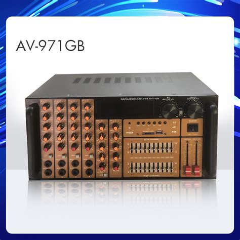 Av 971gb Karaoke Sound Audio Mini Amplifier With Eq Equalizer Mini