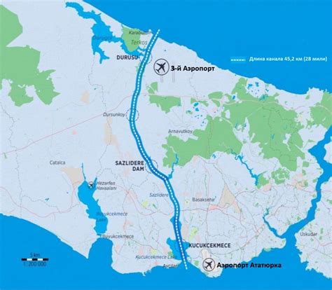 Канал «Стамбул карта Турция для туристов