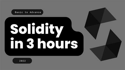 Learn Solidity In 3 Hours Ethereum Programming For Beginners Step By Step Guide 2023 Youtube