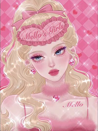 女孩插画 高清图片，堆糖，美图壁纸兴趣社区